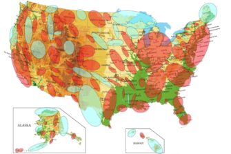 US Nuclear Target Map: Most Safe and Unsafe Areas - Survival Freedom