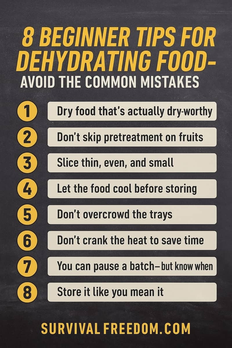 8 Beginner Tips for Dehydrating Food – Avoid the Common Mistakes ...