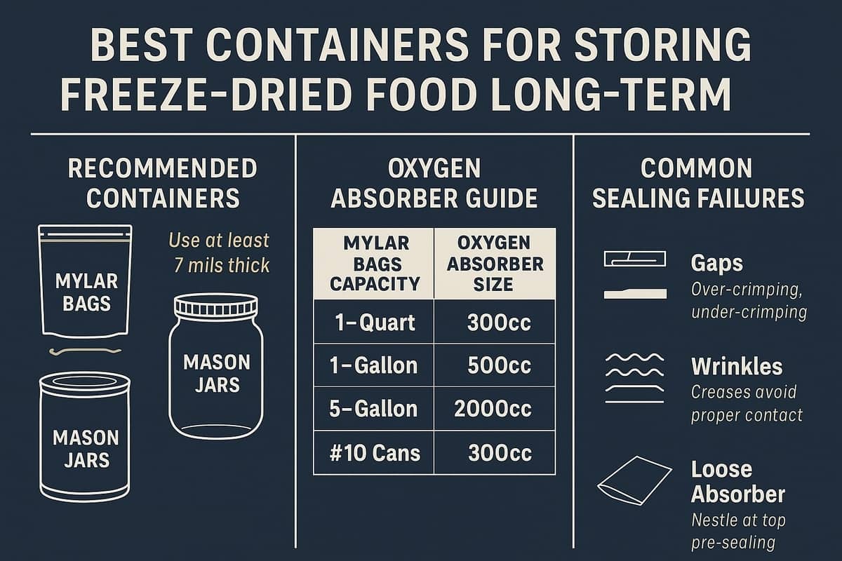 Best Containers for Storing Freeze-Dried Food Long-Term - Survival Freedom