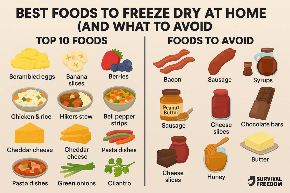 Best Foods to Freeze Dry at Home (And What to Avoid) - Survival Freedom