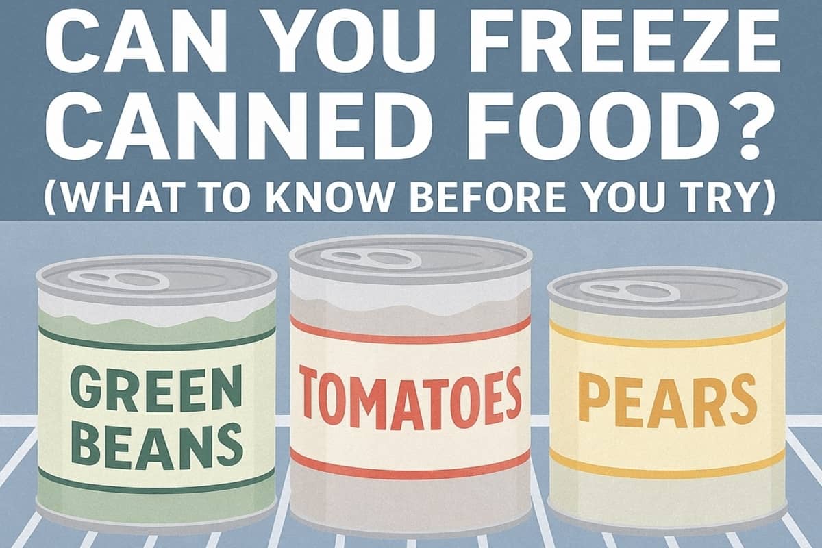 Can You Freeze Canned Food? (What to Know Before You Try) - Survival ...