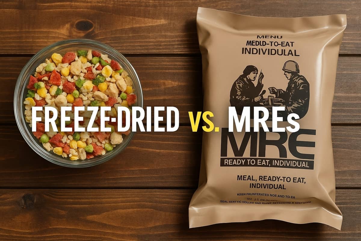 Freeze-Dried Food vs. Commercial MREs (What’s Best for Prepping?) - Survival Freedom