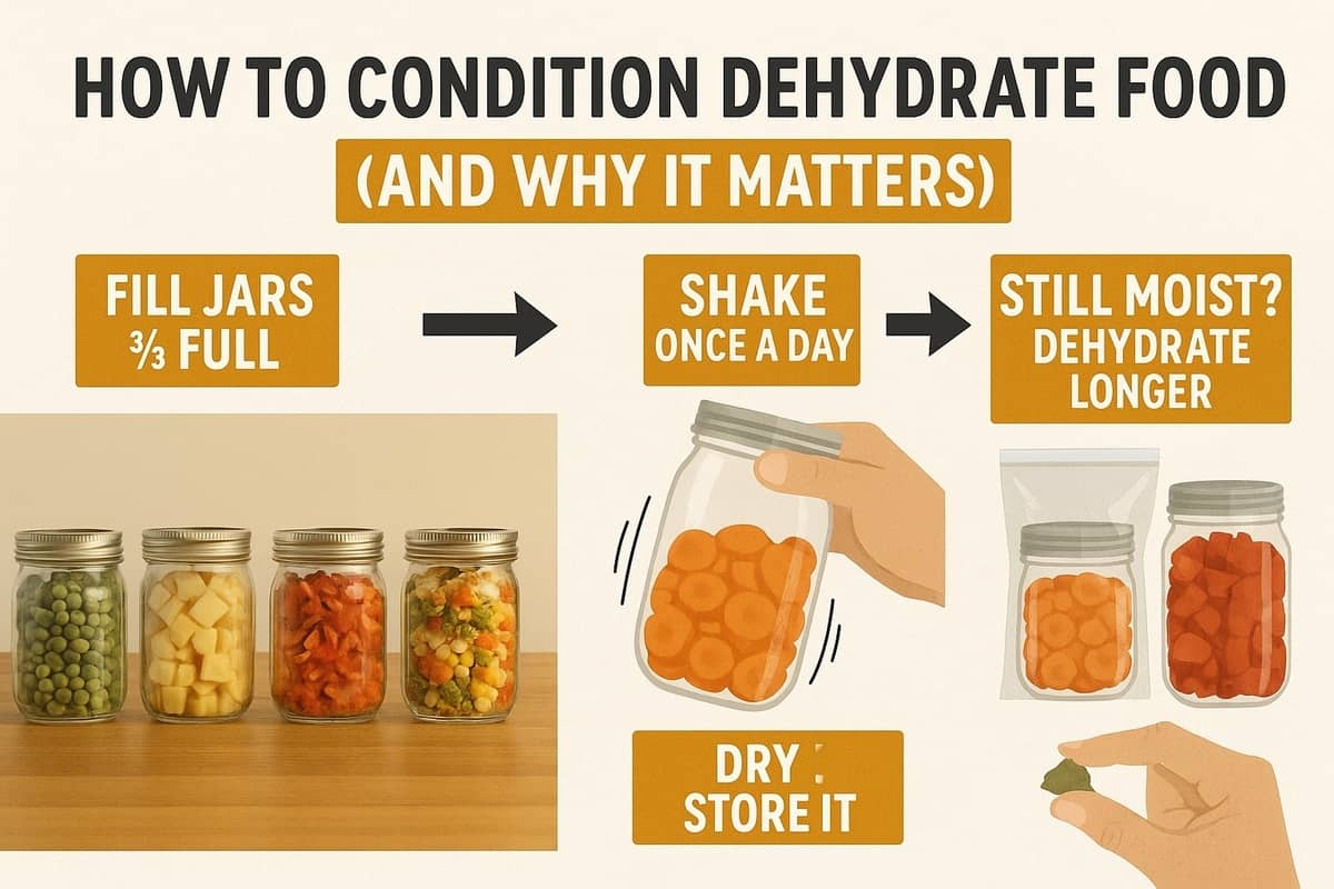 How to Condition Dehydrated Food (And Why It Matters) - Survival Freedom
