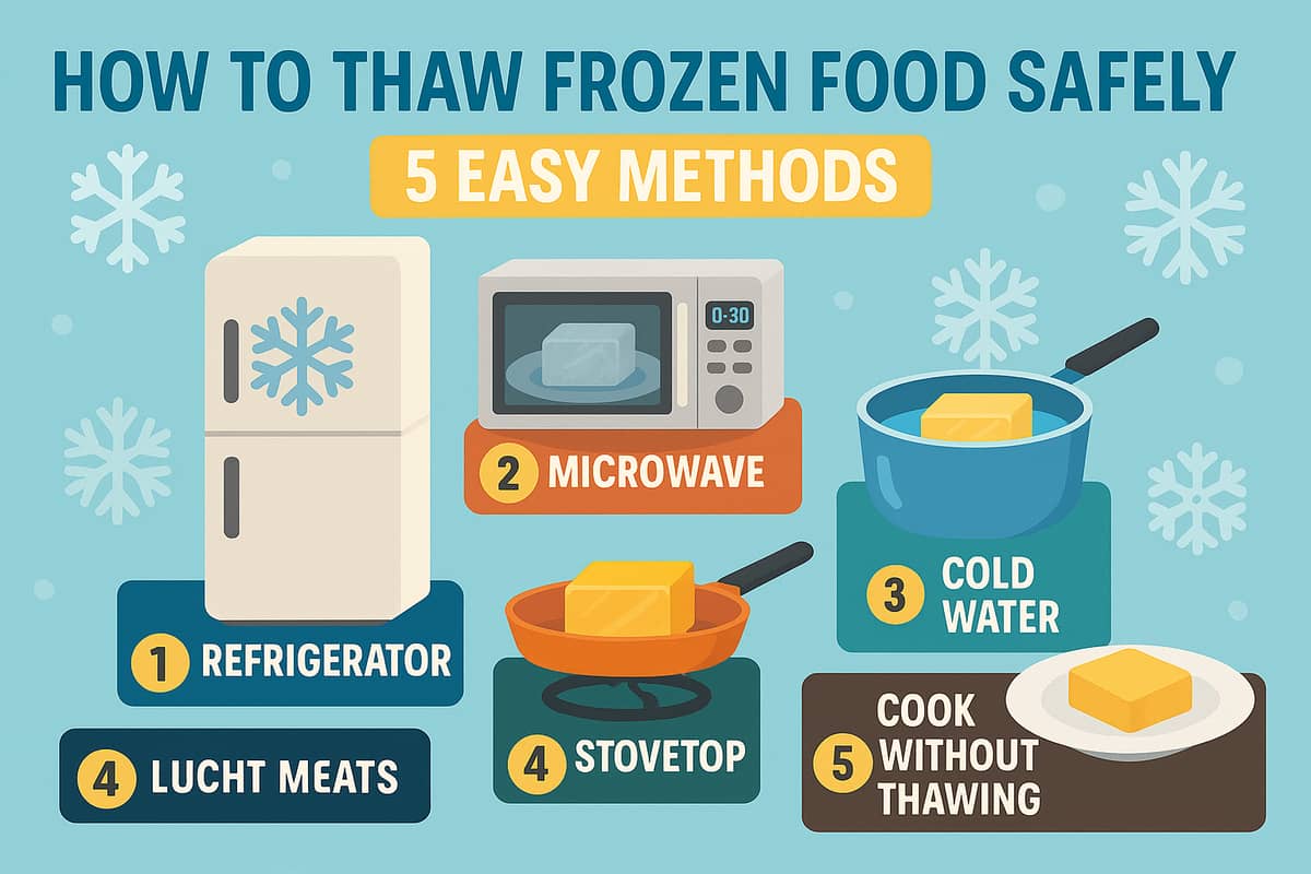 How to Thaw Frozen Food Safely | 5 Easy Methods - Survival Freedom